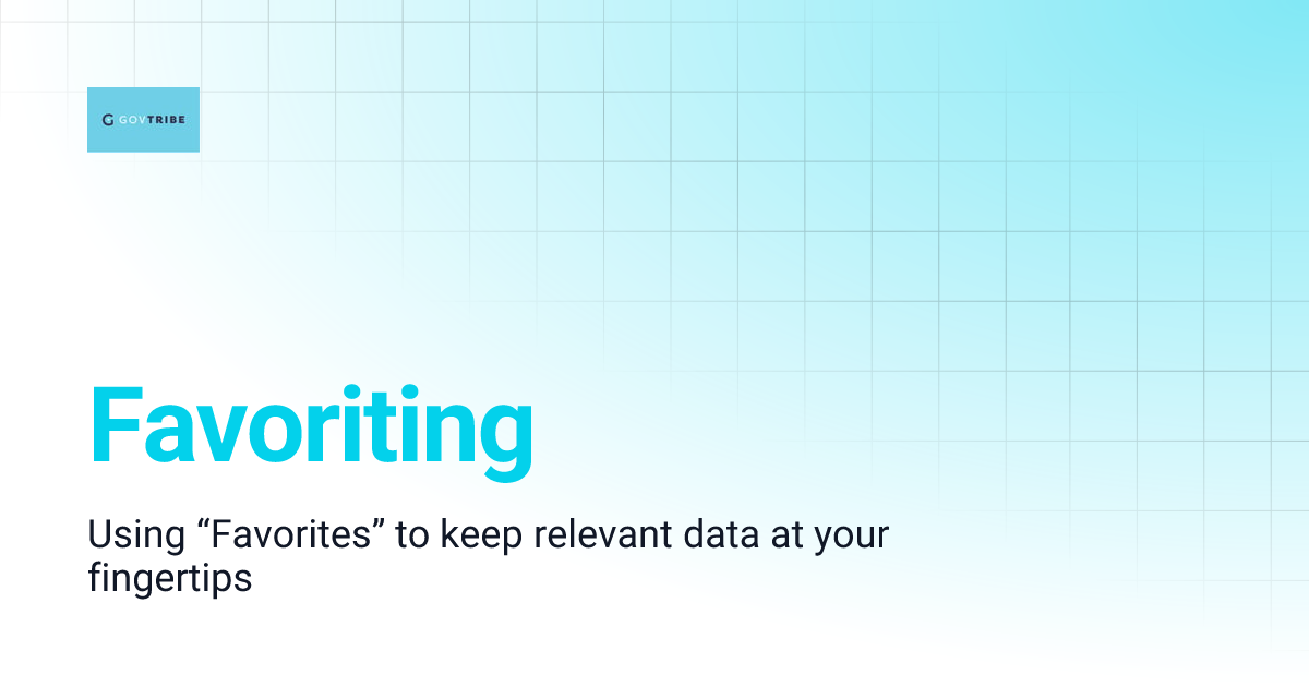 Favoriting | User Guide