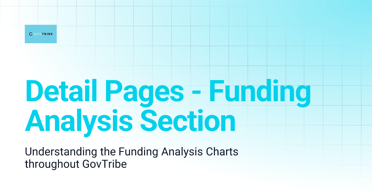 Detail Pages - Funding Analysis Section | User Guide