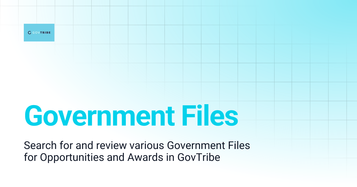 Government Files | User Guide